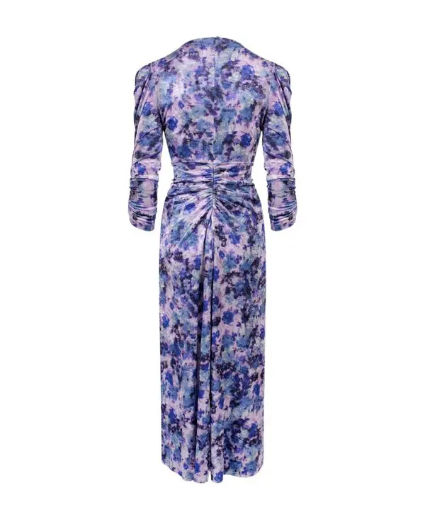 Isabel Marant Étoile Floral-print Ruched V-neck Dress