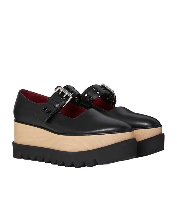 Stella McCartney Elyse Star-studded Mary Janes Platform Shoes