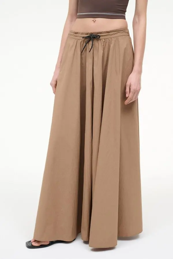 Staud Eden Maxi Skirt Desert