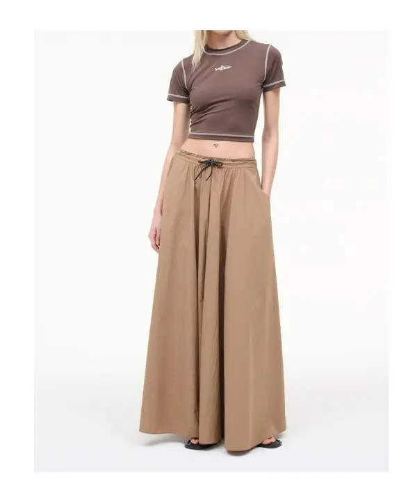 Staud Eden Maxi Skirt Desert