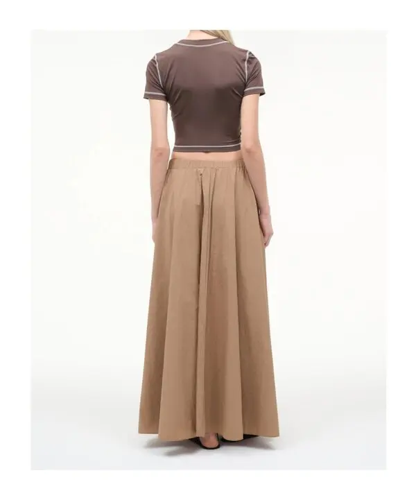 Staud Eden Maxi Skirt Desert