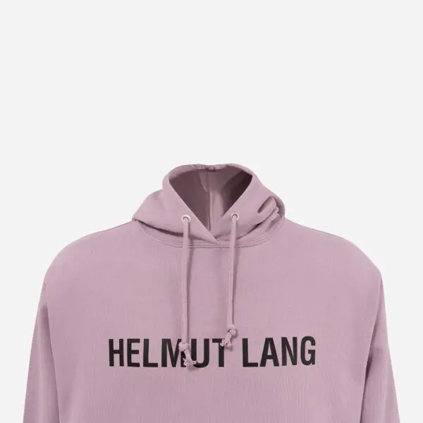 Helmut Lang Logo-print Cotton Hoodie