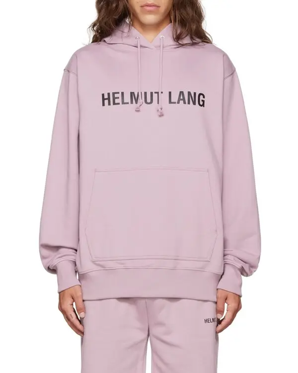 Helmut Lang Logo-print Cotton Hoodie