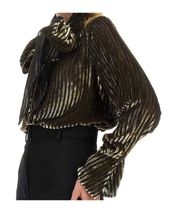 Nina Ricci Pussy-bow Embellished Blouse