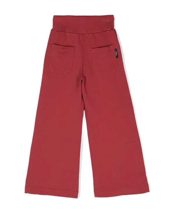 Balmain Decorative-buttons Wide-leg Cotton Trousers