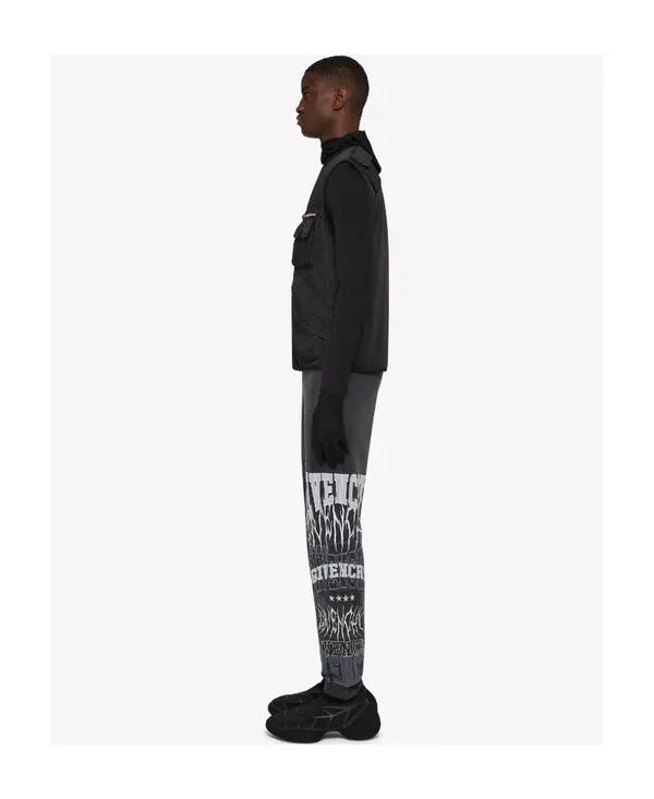 Givenchy Slim Fit Jogger Pants In Embroidered Felpa