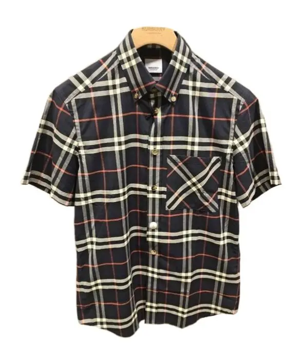Burberry Lapel Short-sleeved Shirt