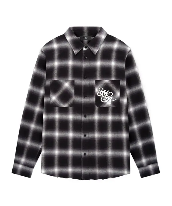 Amiri Swirl Flannel Shirt