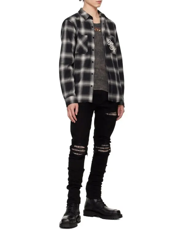 Amiri Swirl Flannel Shirt