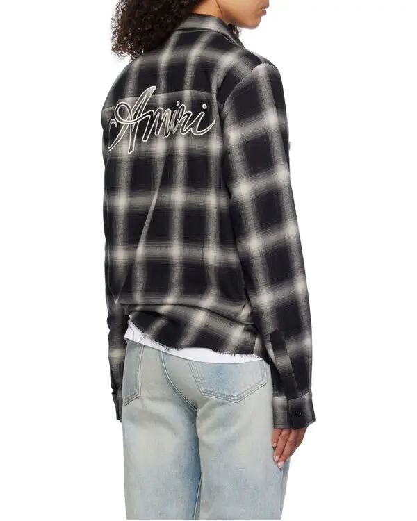 Amiri Swirl Flannel Shirt