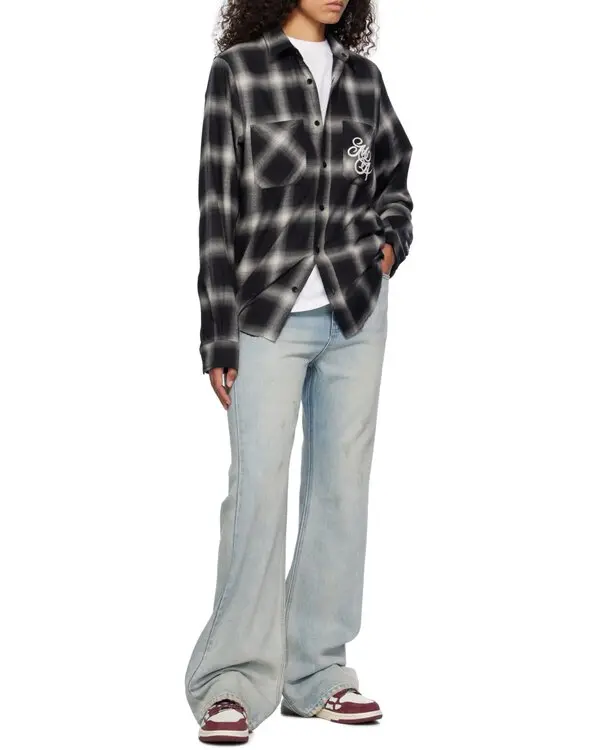Amiri Swirl Flannel Shirt