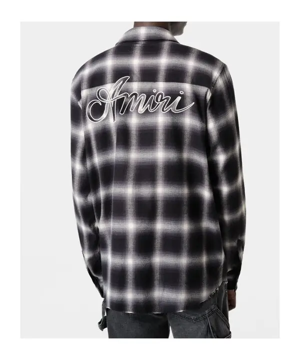 Amiri Swirl Flannel Shirt