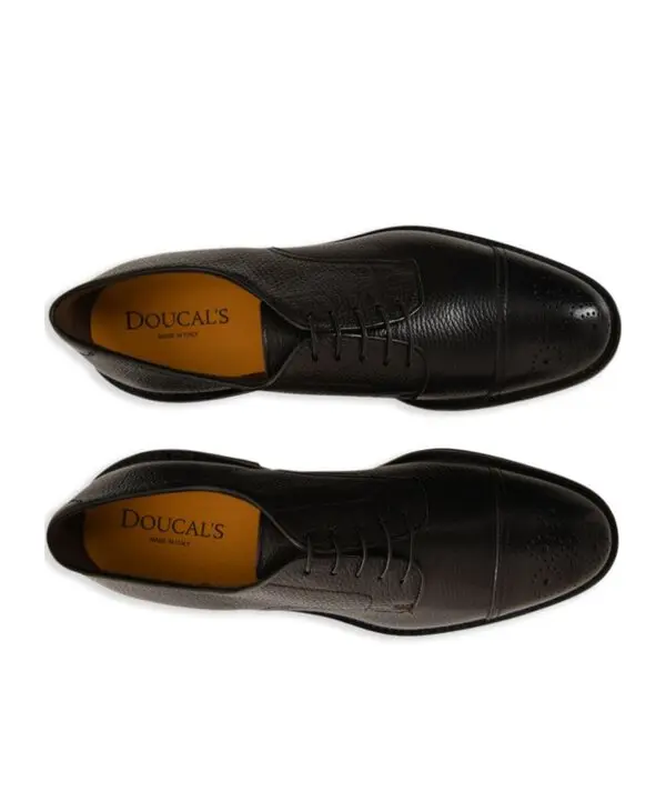 DOUCAL'S Leather Lace-up Derby Shoes