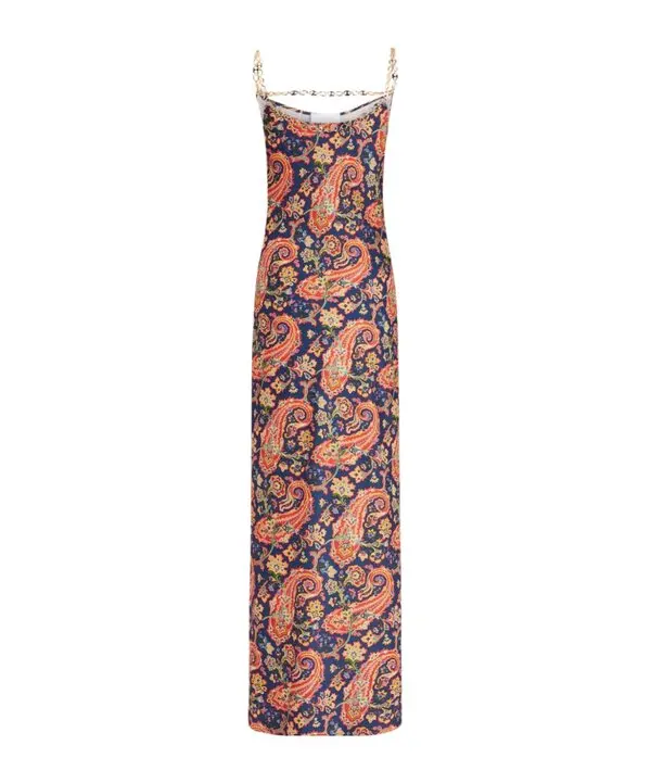 Rabanne Paisley Nuisette Sleeveless Dress - Multicolor