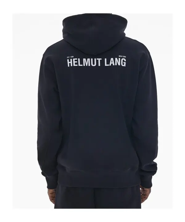 Helmut Lang Photo Printed Drawstring Hoodie