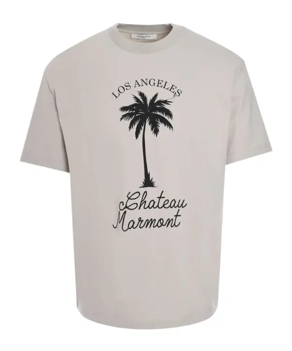 IH NOM UH NIT Palm-print Cotton T-shirt