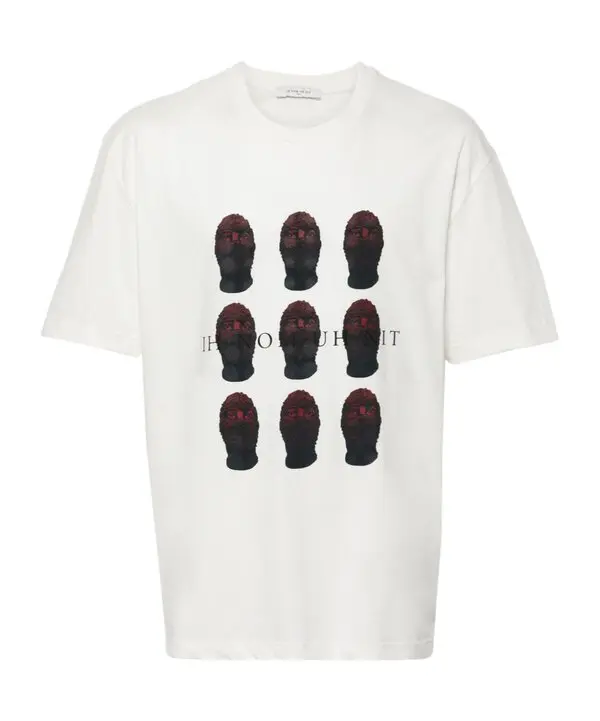 IH NOM UH NIT Masks-print Cotton T-shirt