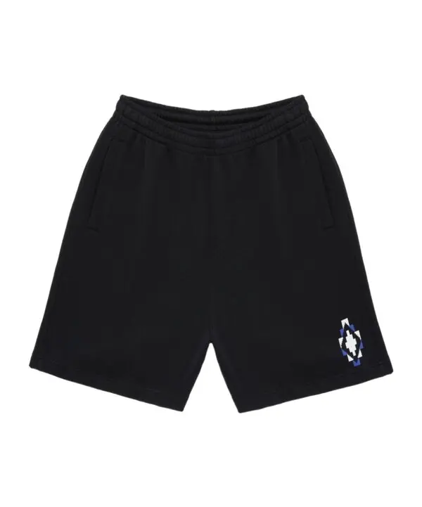 MARCELO BURLON COUNTY OF MILAN Logo Printed Shorts - Black