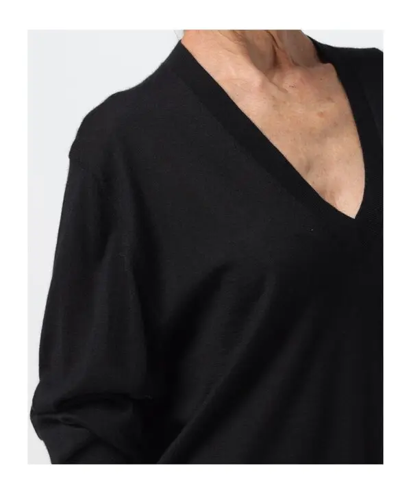 Fabiana Filippi V-neck Long Sleeve Sweater