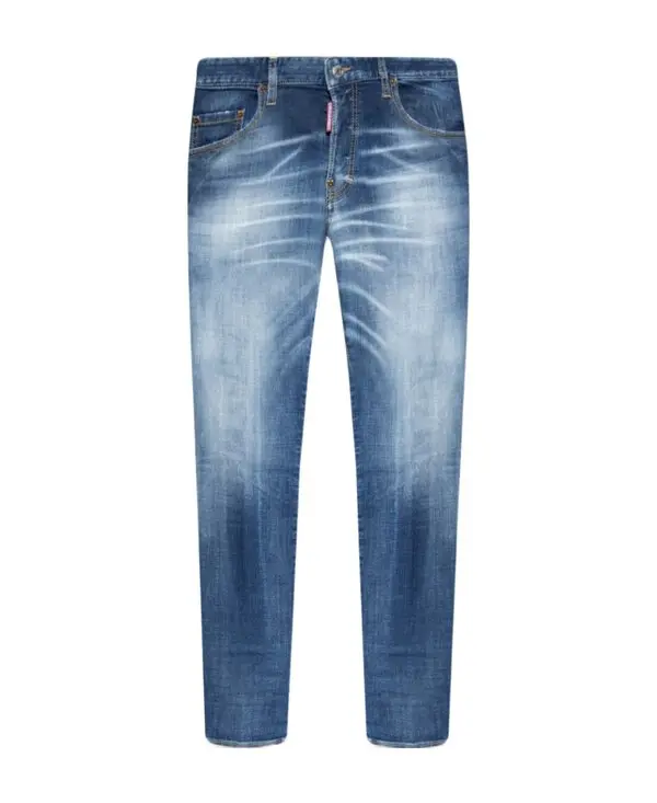 Dsquared2 Slim-cut Logo Patch Jeans