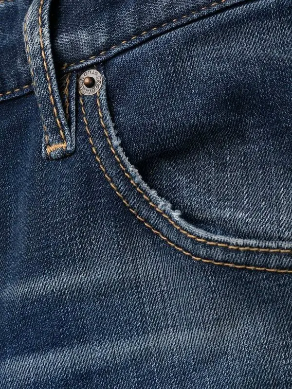 Dsquared2 Slim-cut Logo Patch Jeans