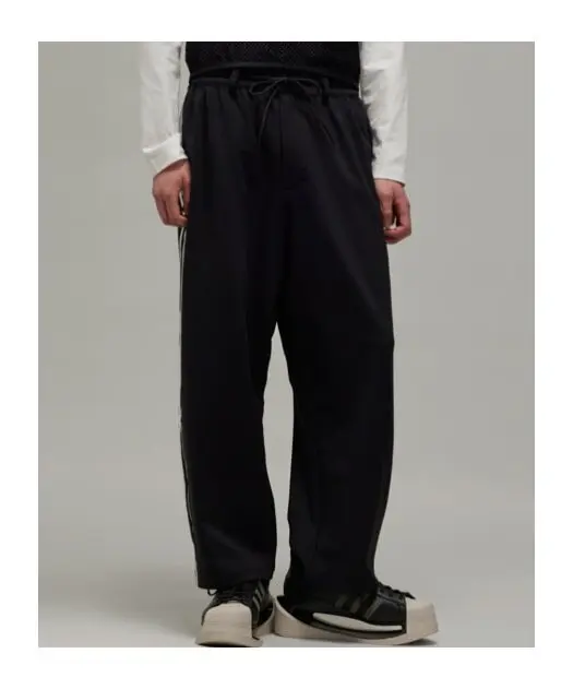 Y3 Logo Printed 3-stripes Pants