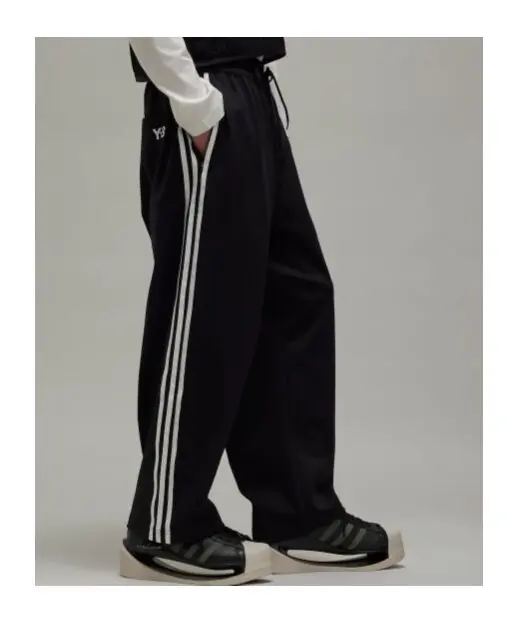 Y3 Logo Printed 3-stripes Pants