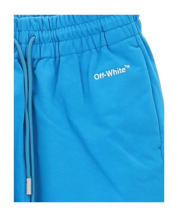 Off-White Logo-embroidered Cotton Track Pants