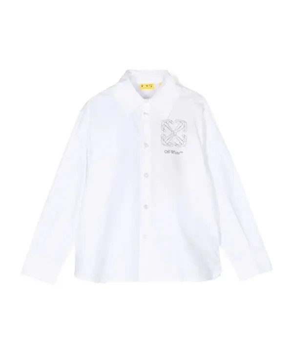 Off-White Long-sleeved Shirt