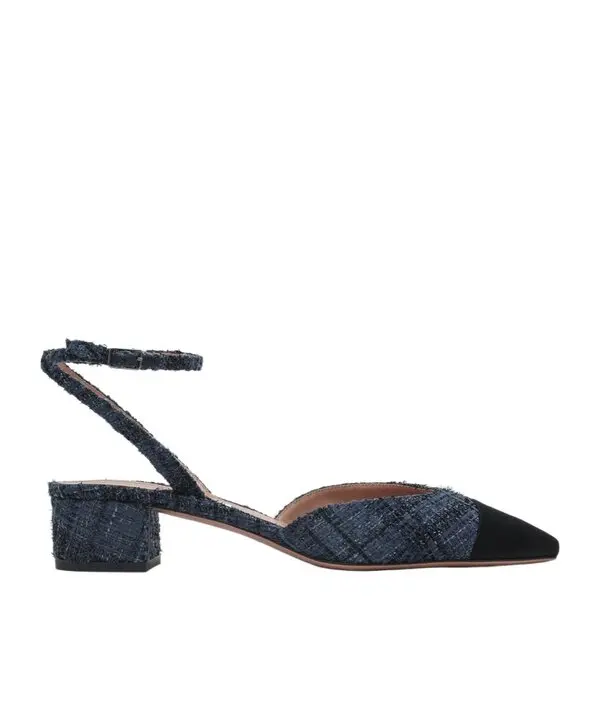 AQUAZZURA French Flirt Buckle-fastened Pumps - Blue