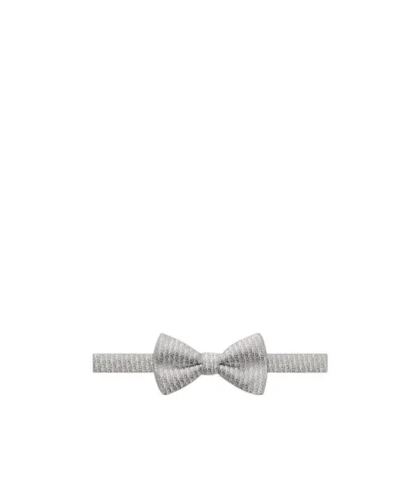 Dior Oblique Bow Tie - Gray
