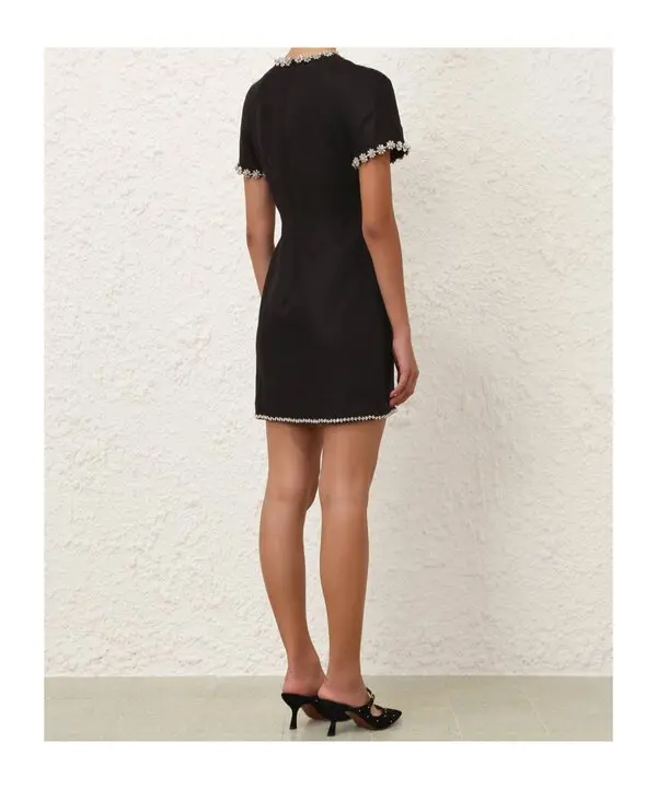 Zimmermann Rebellion Embellished Mini Dress