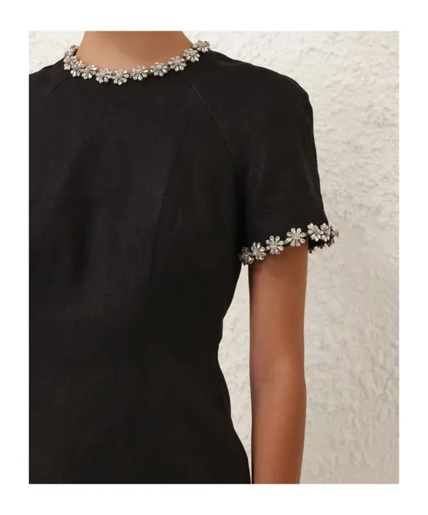 Zimmermann Rebellion Embellished Mini Dress