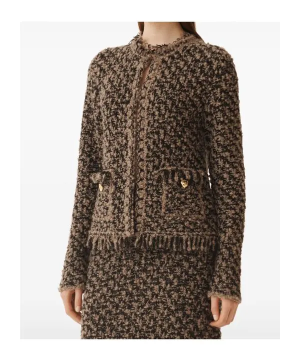 Fabiana Filippi Fringed Tweed Jacket