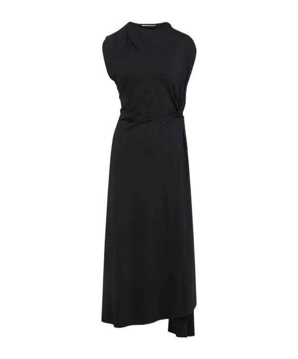 Victoria Beckham Asymmetrical Pendant Mid-length Dress