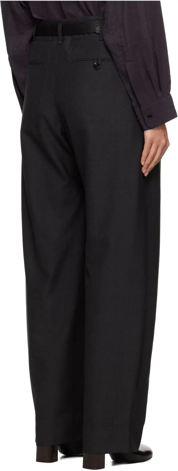 LEMAIRE Pressed Crease Curved-leg Trousers