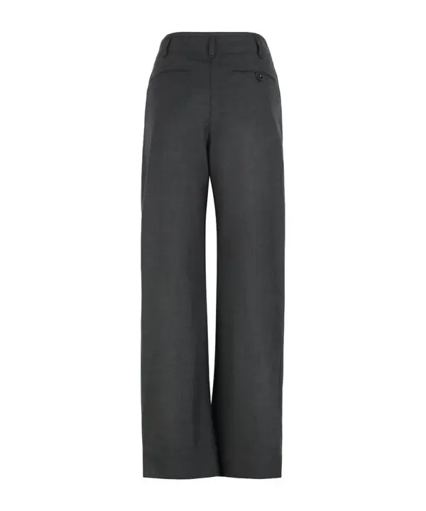 LEMAIRE Pressed Crease Curved-leg Trousers