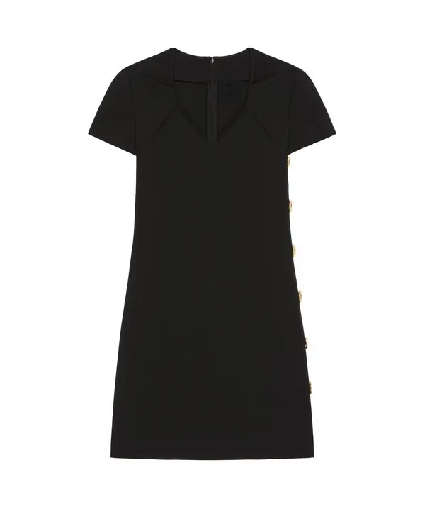 Givenchy V-neck Short-sleeved Mini Dress