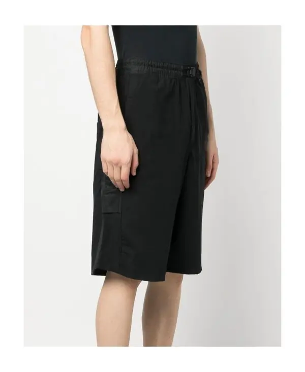 Y3 Drawstring Buckled Bermuda Shorts