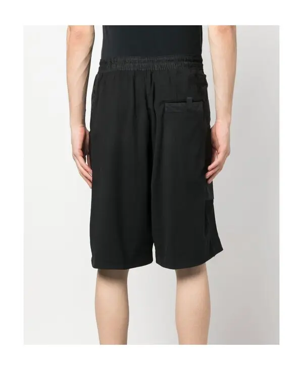 Y3 Drawstring Buckled Bermuda Shorts