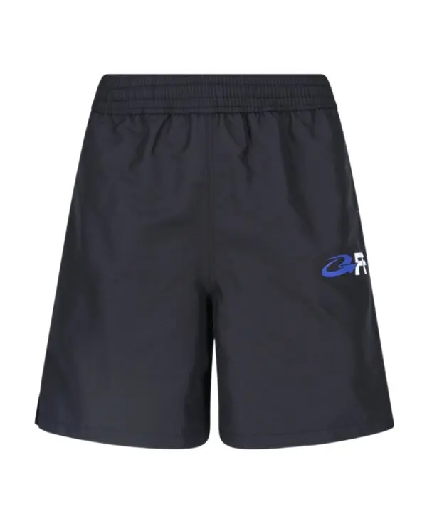 Off-White Swim Shorts With Logo Detail