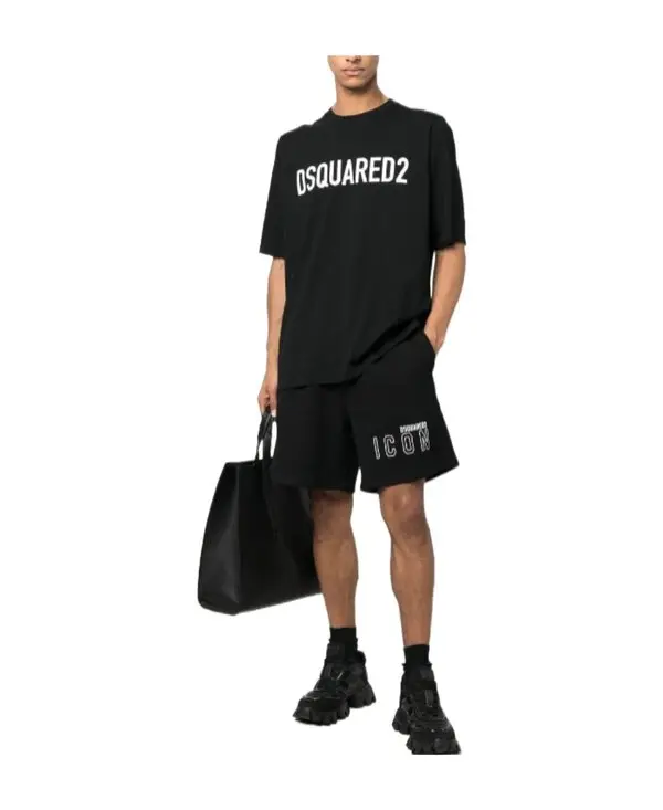 Dsquared2 Logo Print Knee-length Shorts