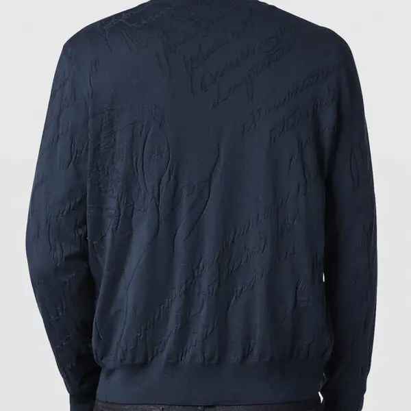 Berluti Long-sleeved Knitted V-neck Cardigan