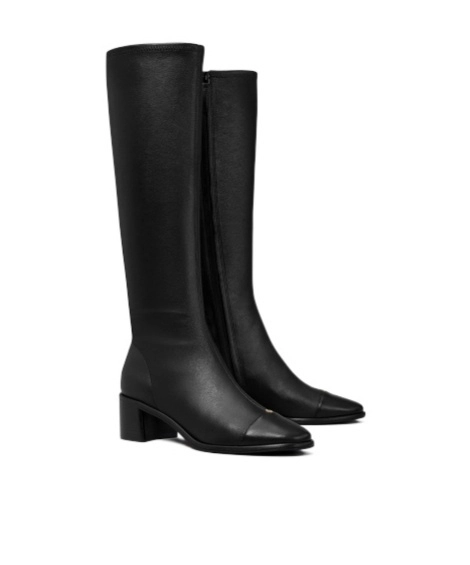 Tory Burch Cap-toe Knee-high Boots