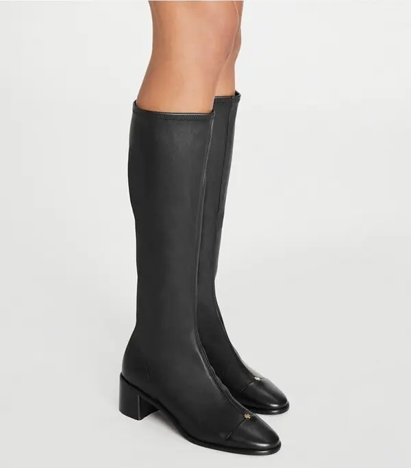 Tory Burch Cap-toe Knee-high Boots