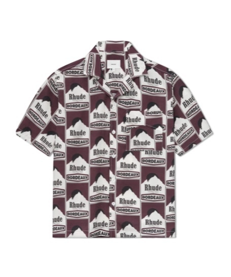 Rhude Moonlight Bordeaux Shirt