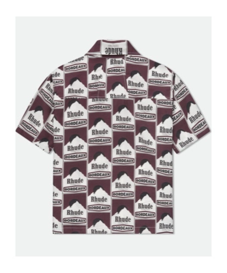 Rhude Moonlight Bordeaux Shirt