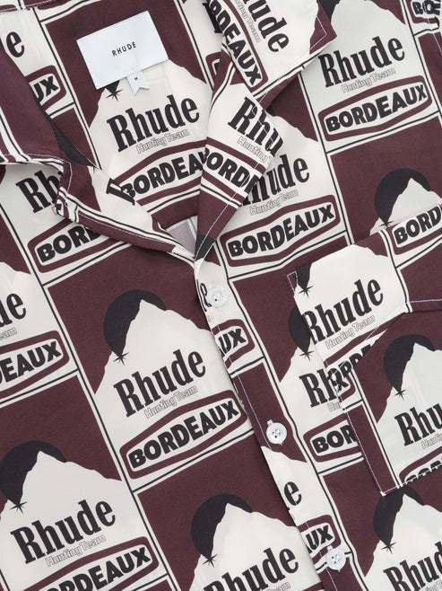 Rhude Moonlight Bordeaux Shirt