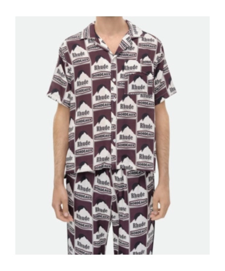 Rhude Moonlight Bordeaux Shirt