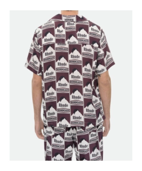 Rhude Moonlight Bordeaux Shirt